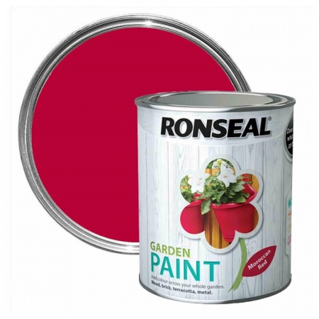 Ronseal Garden Paint, Moroccan Red | Colour Supplies